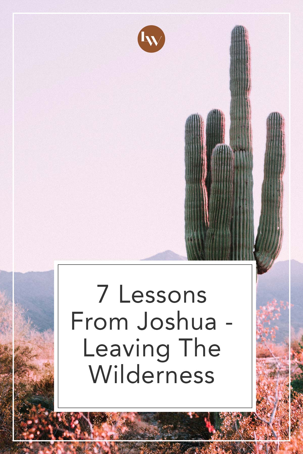 7 Lessons from Joshua - Leaving The Wilderness Season - The Living Well